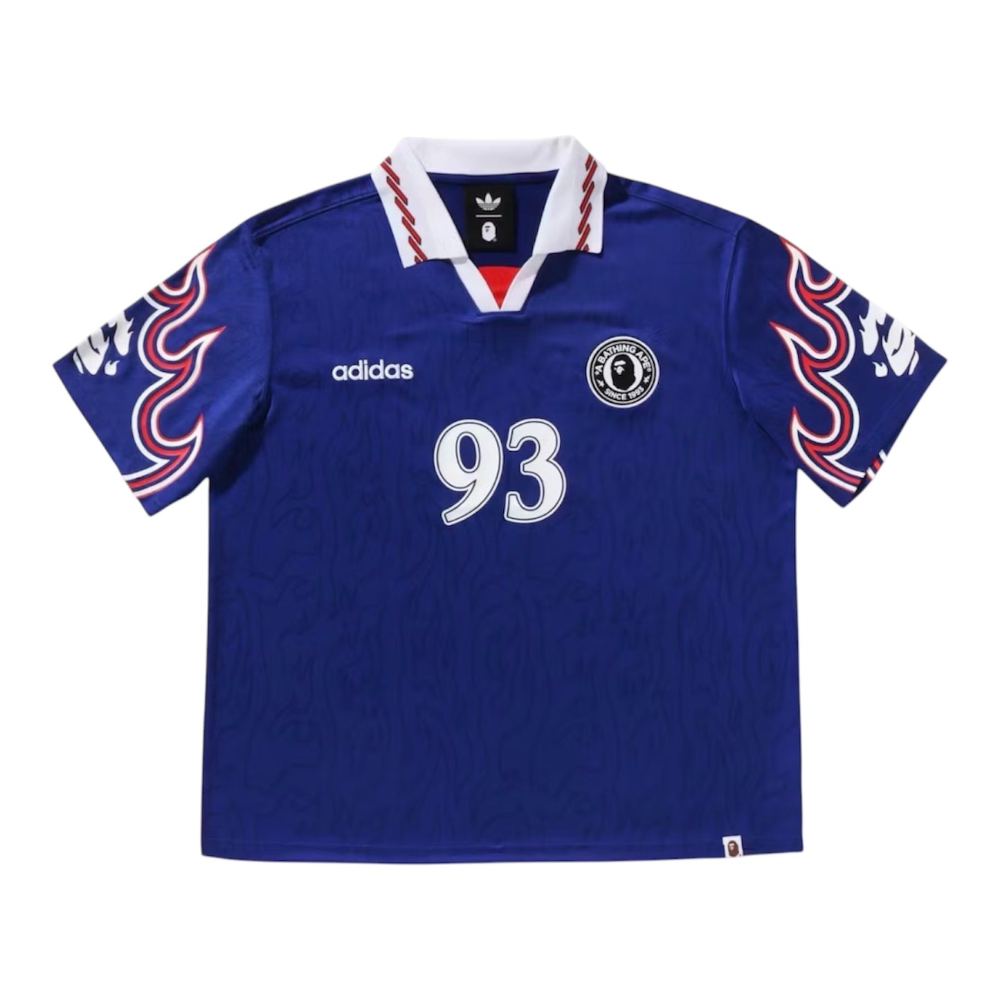 Adidas x Bape Flame Jersey Blue – Capsule district